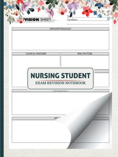 Nursing Student Exam Revision Notebook: Medicine Summary Sheets | Study ...