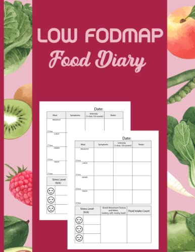 Low-FODMAP Food Diary: Daily Diet Diary To Improve Digestive Disorder ...