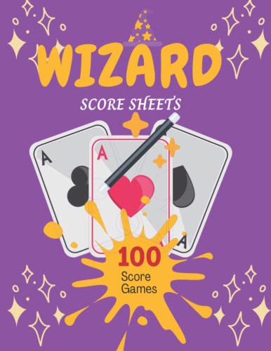 Wizard Score Sheets: Log Book For Wizard Scorekeeping / Wizard Card ...