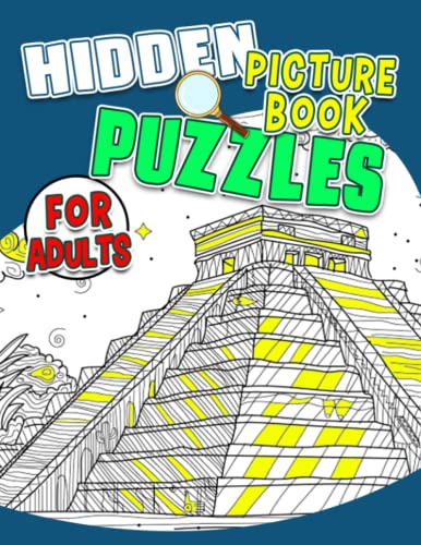 Hardly Hidden Picture Book Puzzles For Adults: Hidden Objects with 30 ...