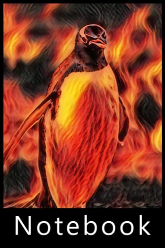 Penguin Notebook: Lined College Ruled Papers 120 Pages 6" X 9" For ...