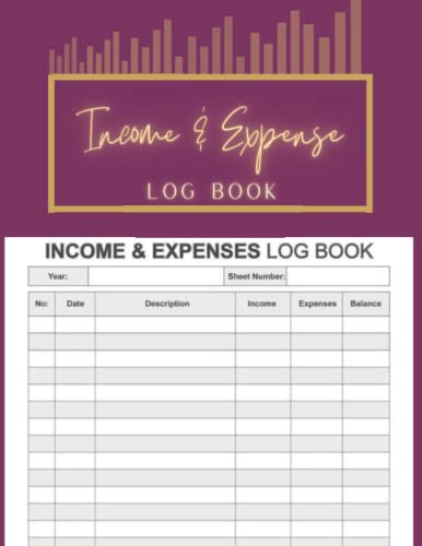 Income & Expense Log Book for Women: Simple Cash Accounting Ledger ...