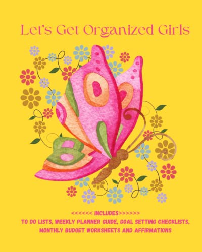 LET'S GET ORGANIZED GIRLS; to do list, goal setting checklist, weekly ...