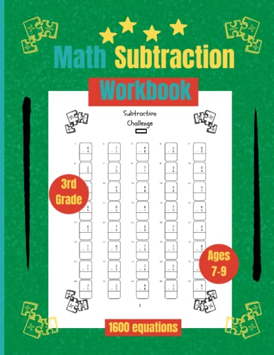 Math Subtraction Workbook: Make Learning Fun & Pressure Free | Work At ...