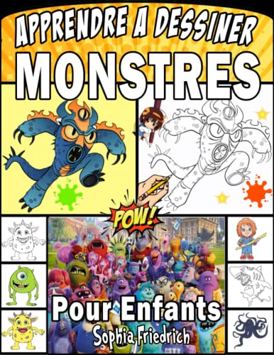 apprendre à dessiner des monstres enfant: Comment dessiner un livre de ...