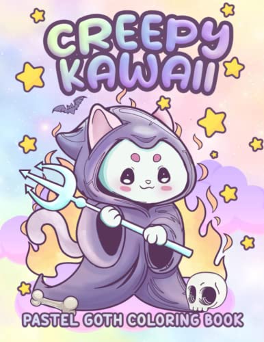 Creepy Kawaii Chibi Horror Coloring Book: Explore Adorable And Spooky ...