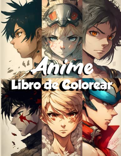 Anime Libro de Colorear: Relájate y Libera tu Creatividad con los ...