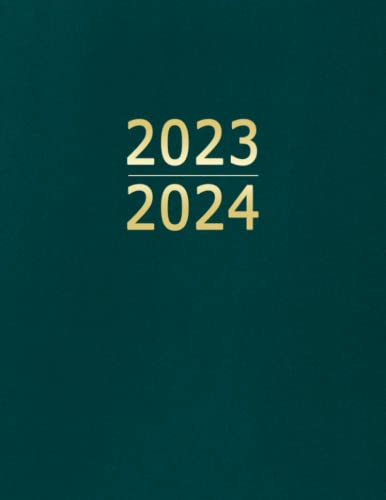 2023-2024 Monthly Planner: Large II Year Planner Calendar with To-do ...