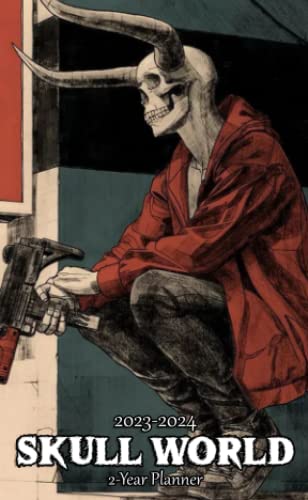 2023-2024 Skull World Pocket Planner: 2 Year Monthly Planner With Skull ...