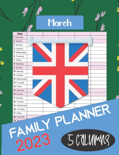Family Planner - 2023: Family home monthly planner for households with ...