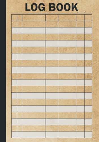 Blank Log Book: 7" x 10" Multipurpose Blank Log Book With 7 Columns I ...