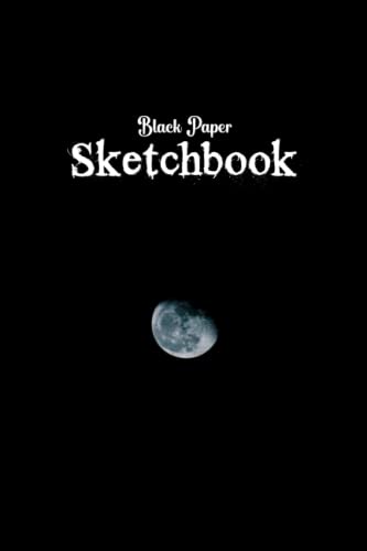 black paper sketchbook: Sketchbook for Doodling & Drawing With Gel ...