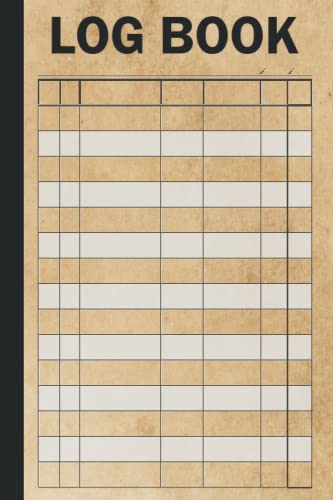 Multipurpose Log Book: 6" x 9" Multipurpose Blank Log Book With 7 ...