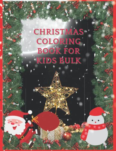 christmas coloring book for kids bulk: A Very Merry Christmas Coloring ...