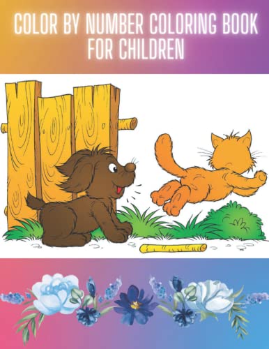 Color By Number Coloring Book For Children: 50 Fun And Easy Coloring ...