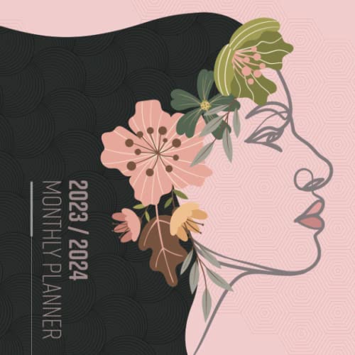 2023-2024 Flower Girl Monthly Planner: A 2 Year, 24-Month, Monthly ...