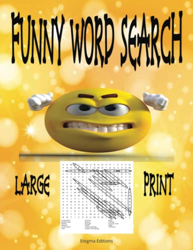Funny Word Search: An Amusing Adult Word Search Puzzle Book in Large ...