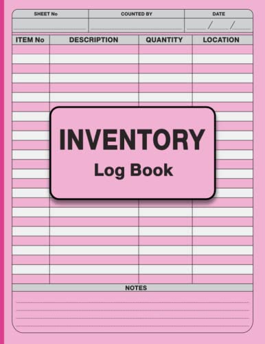 Inventory Log Book: Use This Simple Inventory Ledger Book to Keep Track ...