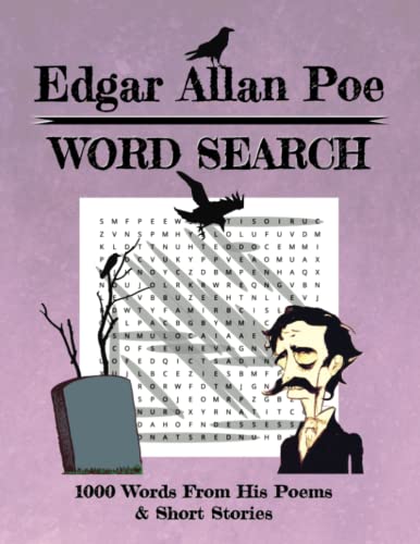 Edgar Allan Poe Word Search: 1000 Words from his Poems & Short Stories ...