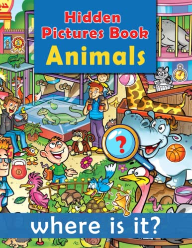 Animal Hidden Pictures Book: Seek And Find Picture Puzzle Game With ...