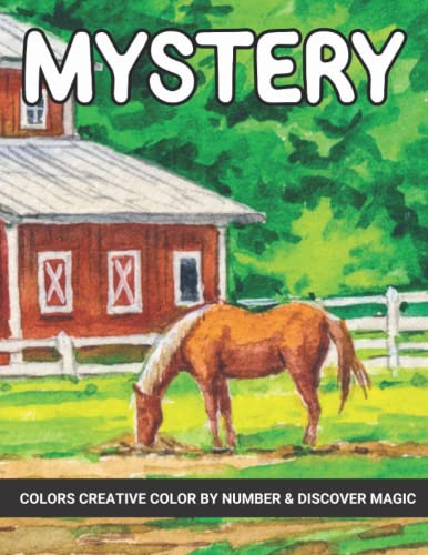 Mystery colors creative color by number & discover magic: Stress ...
