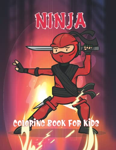 Ninja coloring book for kids: Fun coloring Book For kids Boys & Girls ...