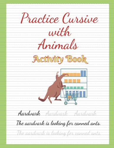 Practice Cursive with Animals: Activity Book by June Elder | Goodreads