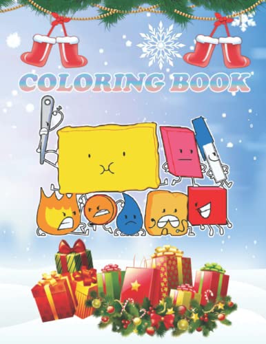 Battle for Dream Island Coloring Book Cute Characters for Fan Teen Men ...