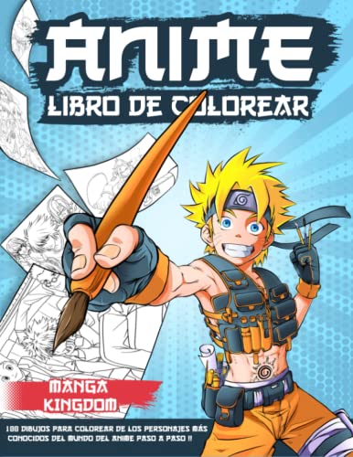 Anime libro de colorear: Libro para colorear de anime de los anime más ...