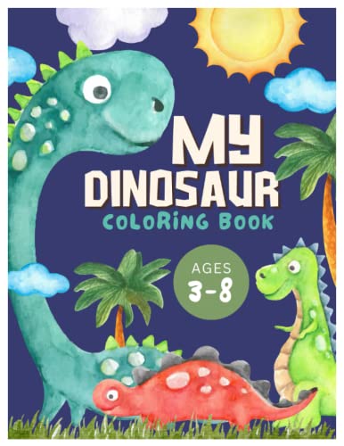 Fun Facts About My Ancient Dinosaurs: Coloring Book for Kids Great Gift ...