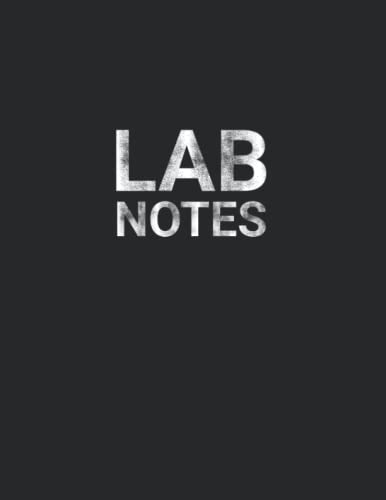 LAB NOTES: College Student Lined Notebook for Laboratory work ...