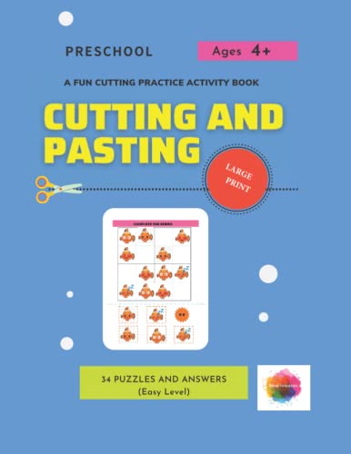 A fun cutting practice activity book for kids ages 4 and up Cuting and ...