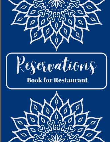 Restaurant Reservation Log Book: Restaurant Reservation Book Ledger, RV ...