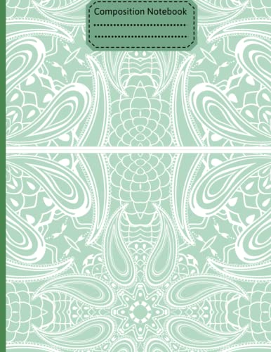 The cover of the notebook is designed with fancy decorative patterns in ...