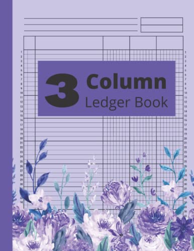 3 Colomn Ledger Book: Accounting Journal Entry Book, Accounting Journal ...