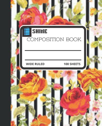 composition notebook wide ruled 100 sheets: composition notebook wide ...