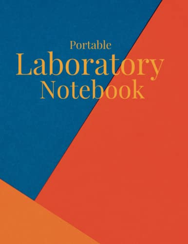 Portable laboratory notebook: Lab notebook for scientific experiment ...