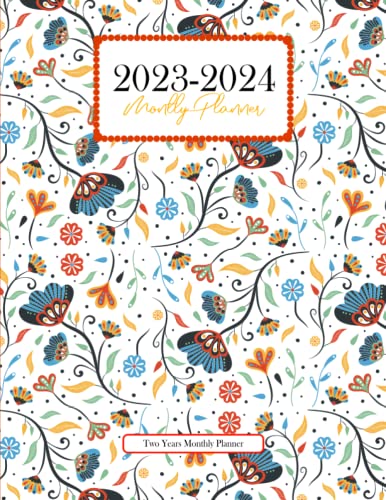 2023-2024 Monthly Planner: Two Years Large Monthly Planner 2023/2024 ...