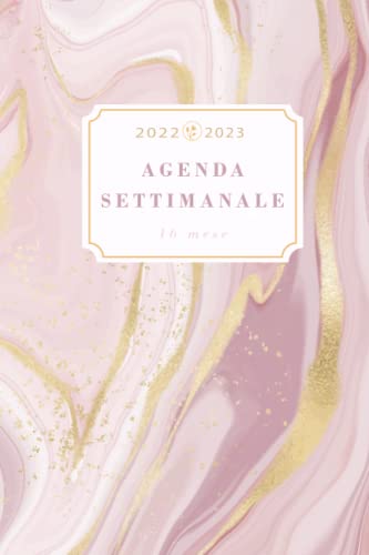 Agenda 2022-2023: calendario 16 mesi 2022 2023 , diario vista ...