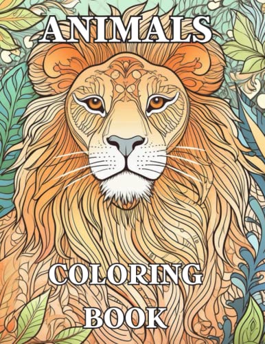 Animals Coloring Book: Awesome Animals Coloring Book for Kids by Piotr ...