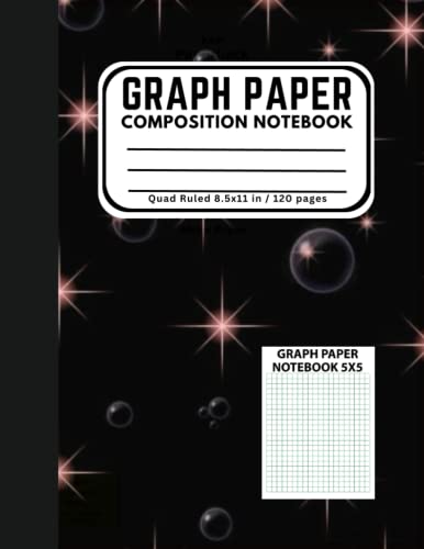 GRAPH PAPER COMPOSITION NOTEBOOK: Graph Paper Composition Notebook Quad ...