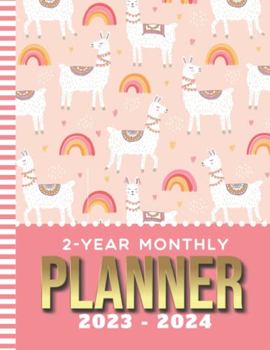 2-Year Monthly Planner 2023-2024: Dated 8.5x11 24-Month Calendar and ...