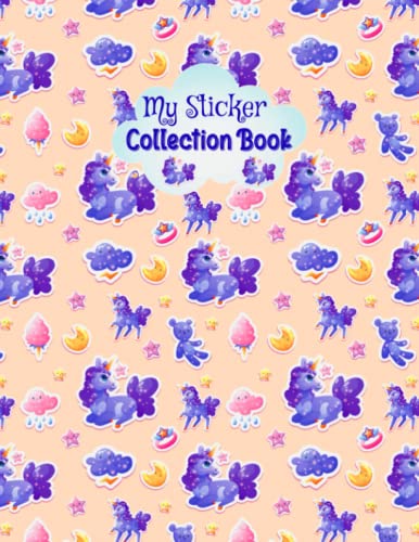 My Sticker Collection Book: Blank Sticker Collection Album Journal For ...