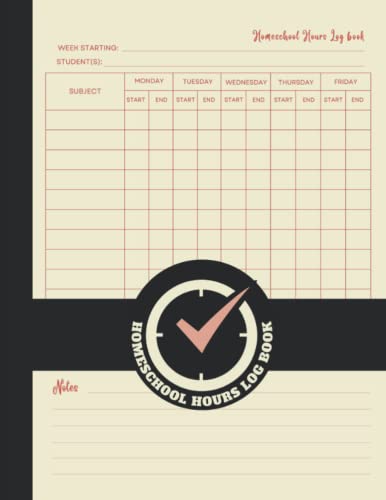 homeschool hours log book: Homeschool Schedule Book, Daily Lesson ...