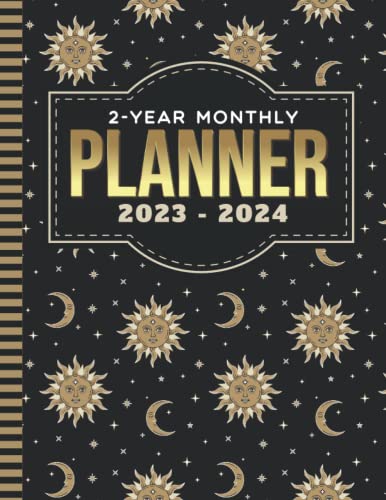 2-Year Monthly Planner 2023-2024: Dated 8.5x11 24-Month Calendar and ...
