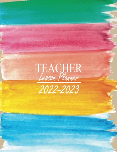 Teacher Lesson Planner 2022-2023: Cute Teacher Lesson Planner 2022-2023 ...