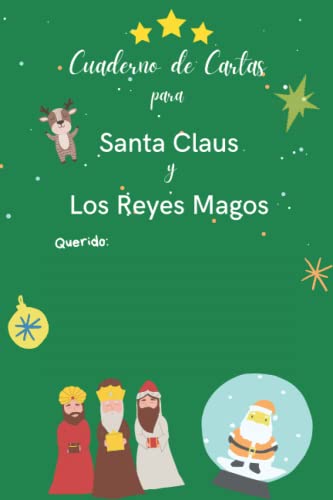 Cuaderno de Cartas para Santa Claus y Los Reyes Magos: Carta a Papá ...