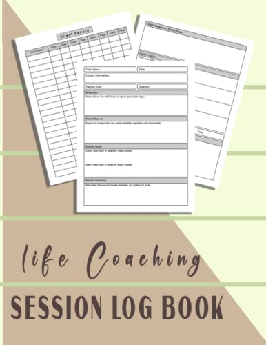 Life Coaching Session Log Book: All-in one Coach Log Book | life ...
