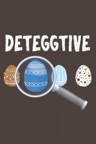 Cute DetEggtive detective chocolate Egg hunting for Easter: Journal ...