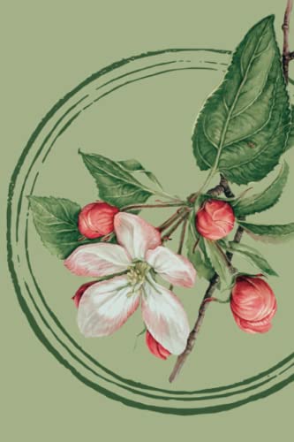 Floral Design Notebook: Lined Notebook, Floral Notebook, Zen-style ...